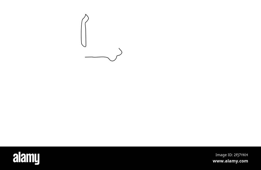 Animated drawing of Christianity cross symbol Stock Video Footage - Alamy