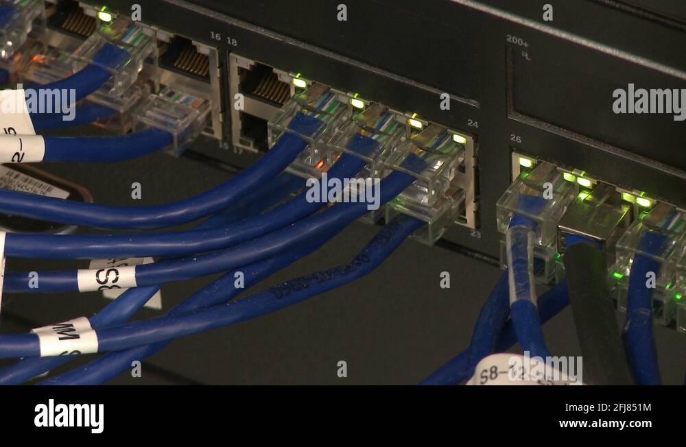 Computer connected to modem router Stock Videos & Footage - HD and 4K ...