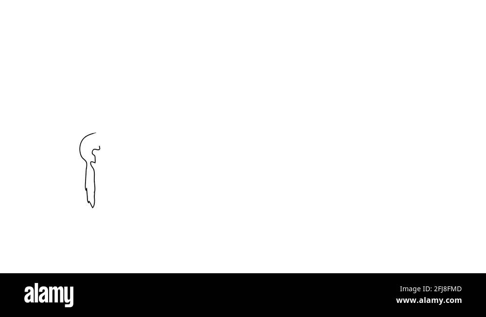 Animated drawing of yoga woman in navasana full boat pose asana posture ...