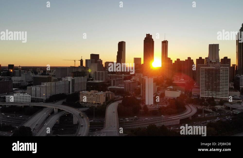 Atlanta sunset skyline Stock Videos & Footage - HD and 4K Video Clips ...