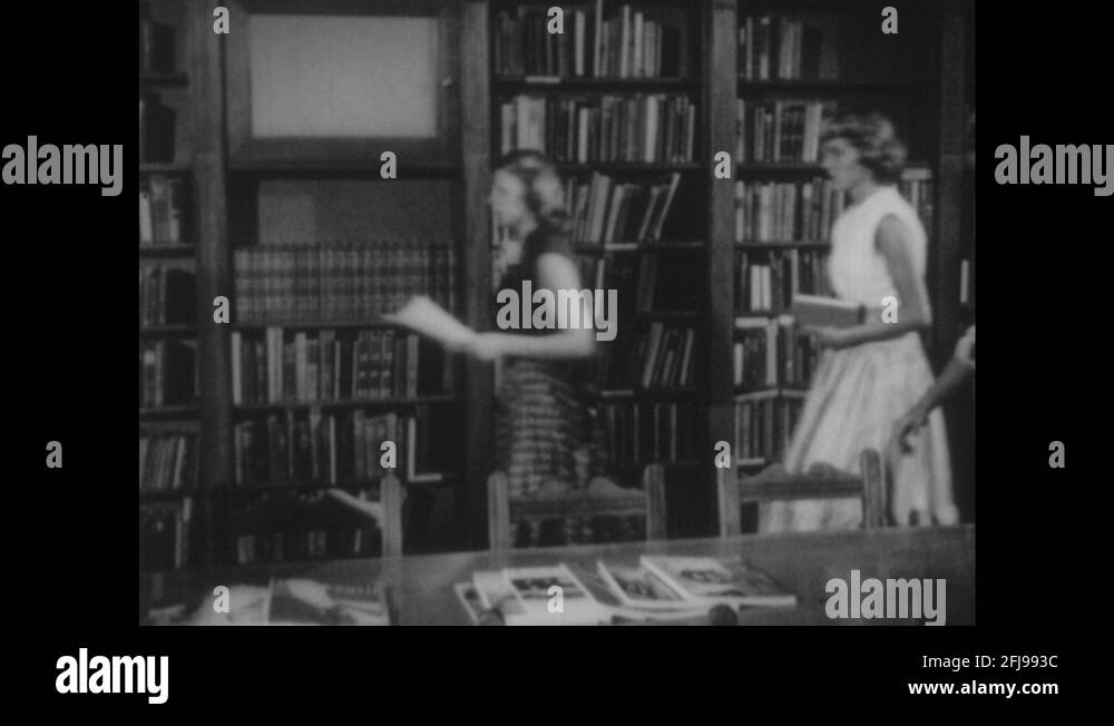 1950s library culture Stock Videos & Footage - HD and 4K Video Clips ...