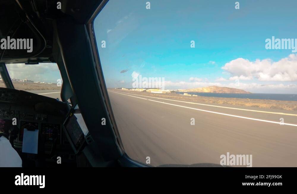 Inside view cockpit airplane aircraft Stock Videos & Footage - HD and ...