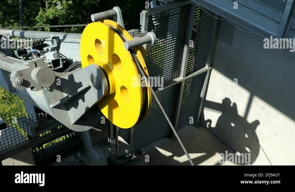 Cable Car Lifting Wheel Mechanism Stock Video Footage - Alamy
