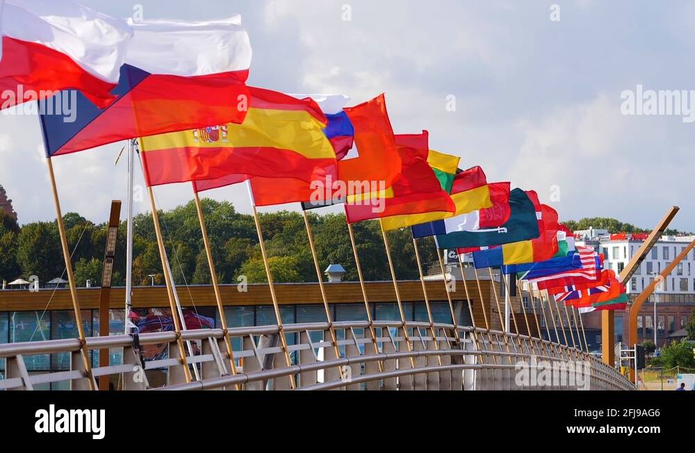 Row of international flags Stock Videos & Footage - HD and 4K Video ...