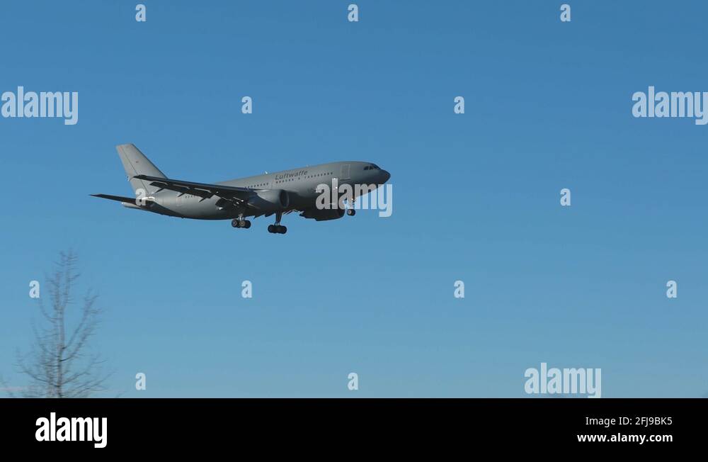 military airplane german air force luftwaffe airbus a310 in flight ...