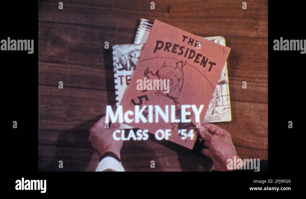 1954 high school yearbook Stock Videos & Footage - HD and 4K Video ...