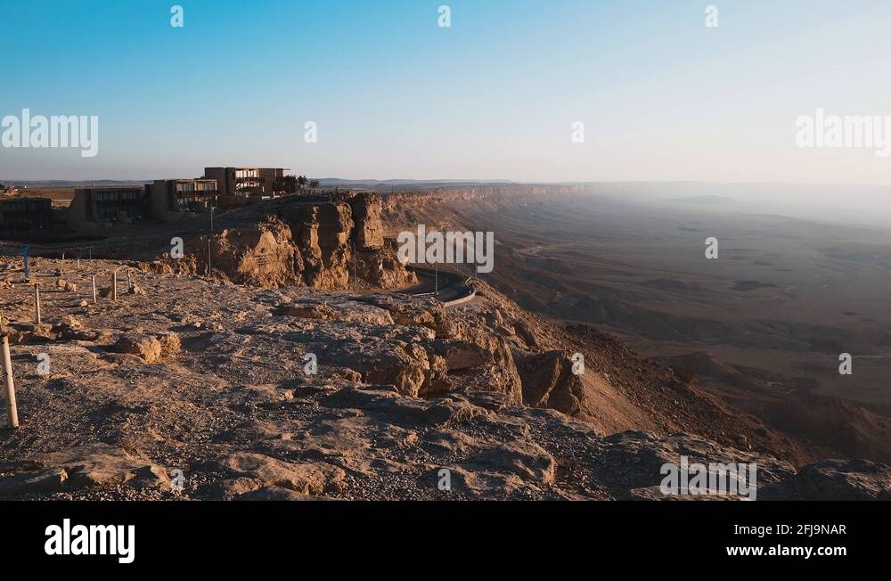 Makhtesh ramon crater in the negev desert Stock Videos & Footage - HD ...