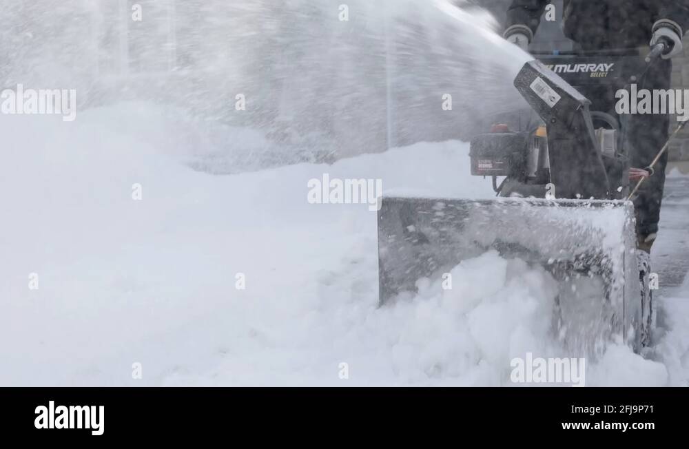Man pushing snow blower Stock Videos & Footage - HD and 4K Video Clips ...