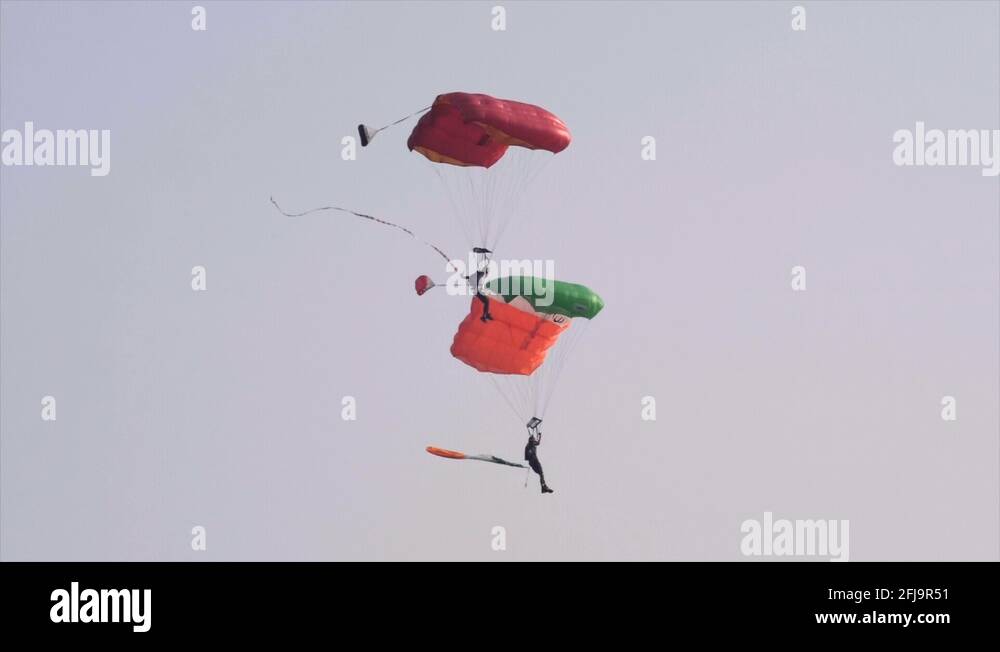 Base jumpers jumping from Menara tower in Kuala Lumpur Stock Video ...