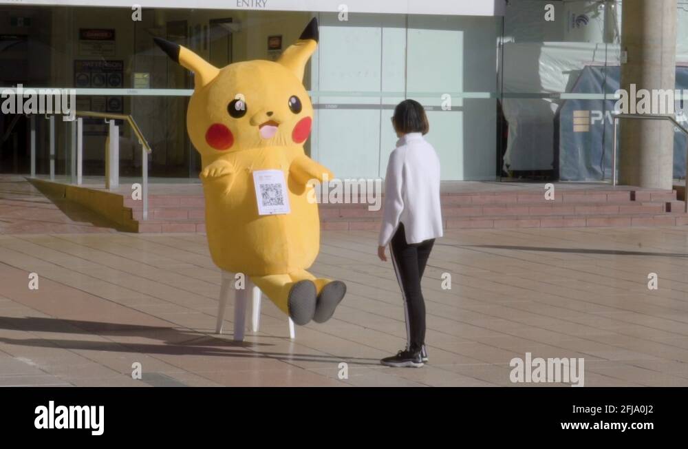 Pikachu costume Stock Videos & Footage - HD and 4K Video Clips - Alamy