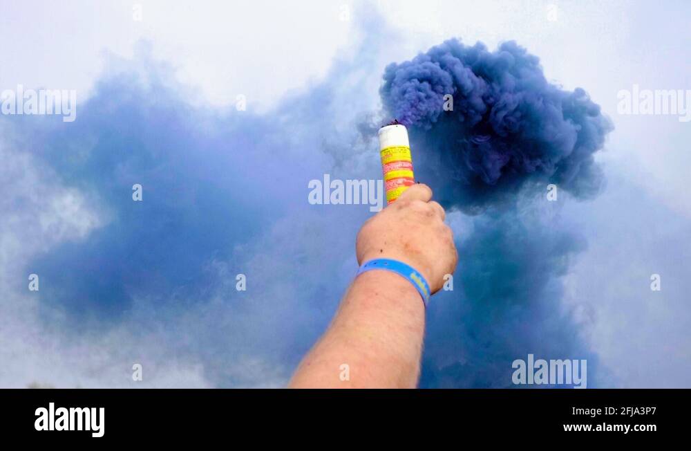 Blue smoke flare Stock Videos & Footage - HD and 4K Video Clips - Alamy