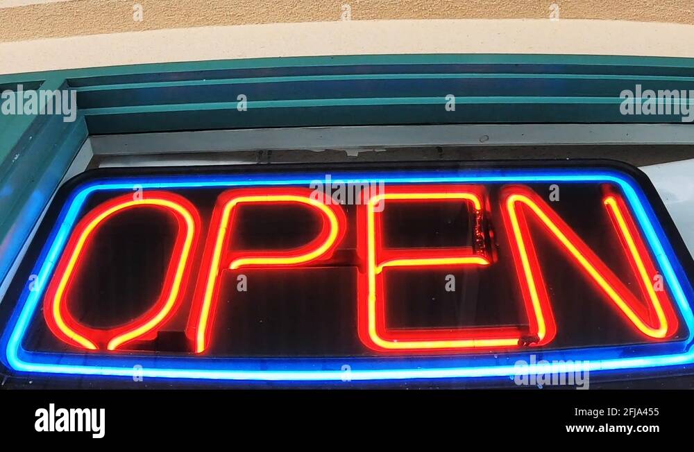 Electronic open sign Stock Videos & Footage - HD and 4K Video Clips - Alamy