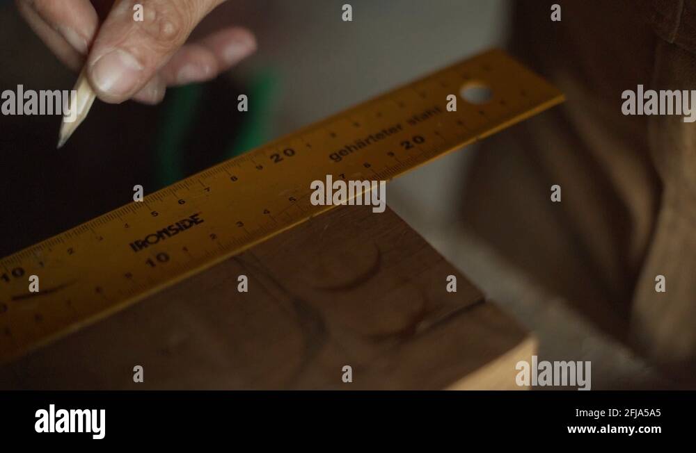 Carpenter hands measuring marking wood Stock Videos & Footage - HD and ...