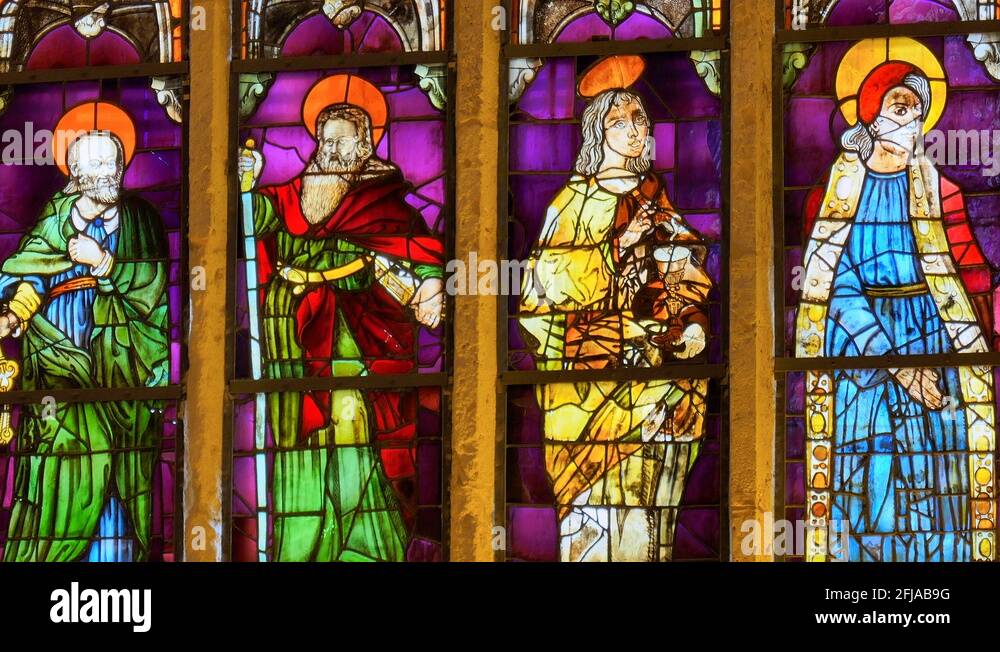 Stained glass figures Stock Videos & Footage - HD and 4K Video Clips ...