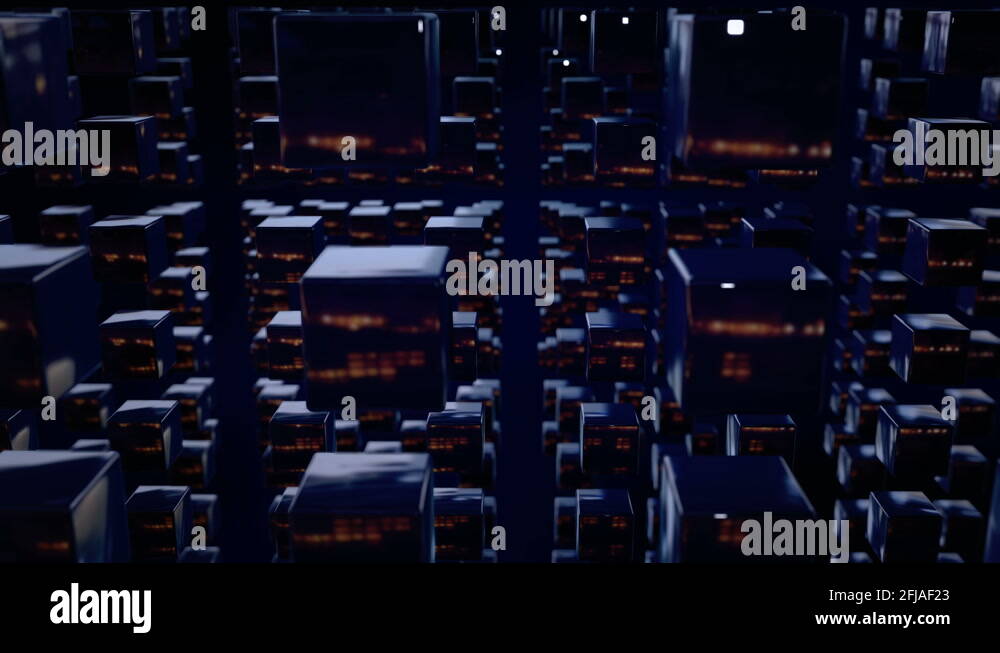 motion graphics 3d looped animation as dark background in 4k with ...