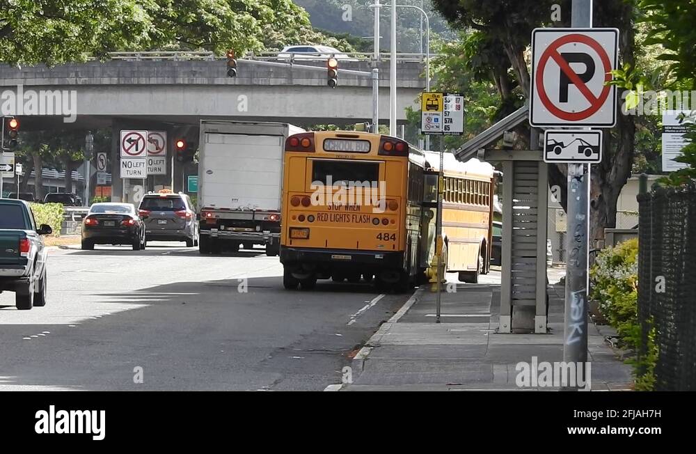 Curbside bus stop Stock Videos & Footage - HD and 4K Video Clips - Alamy