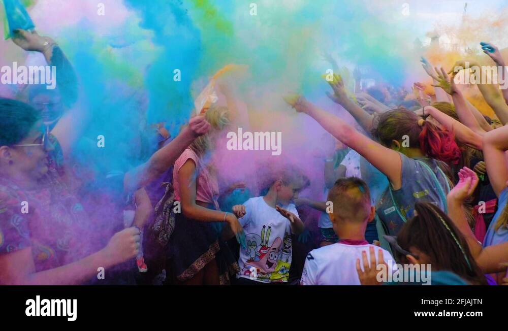Throwing colours Stock Videos & Footage - HD and 4K Video Clips - Alamy