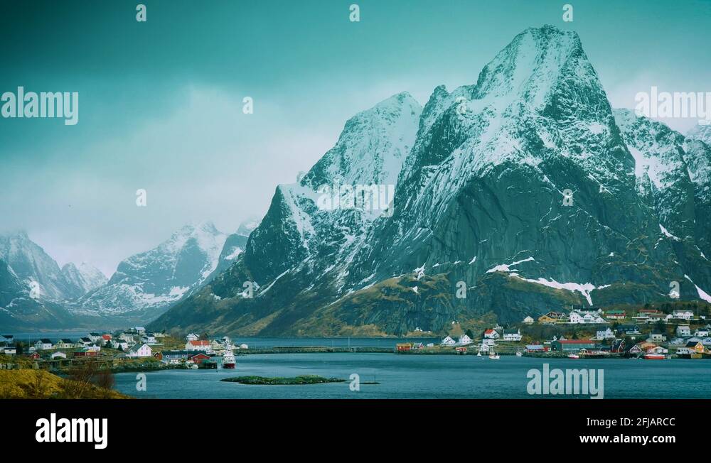 Dramatic shot reine lofoten islands Stock Videos & Footage - HD and 4K ...