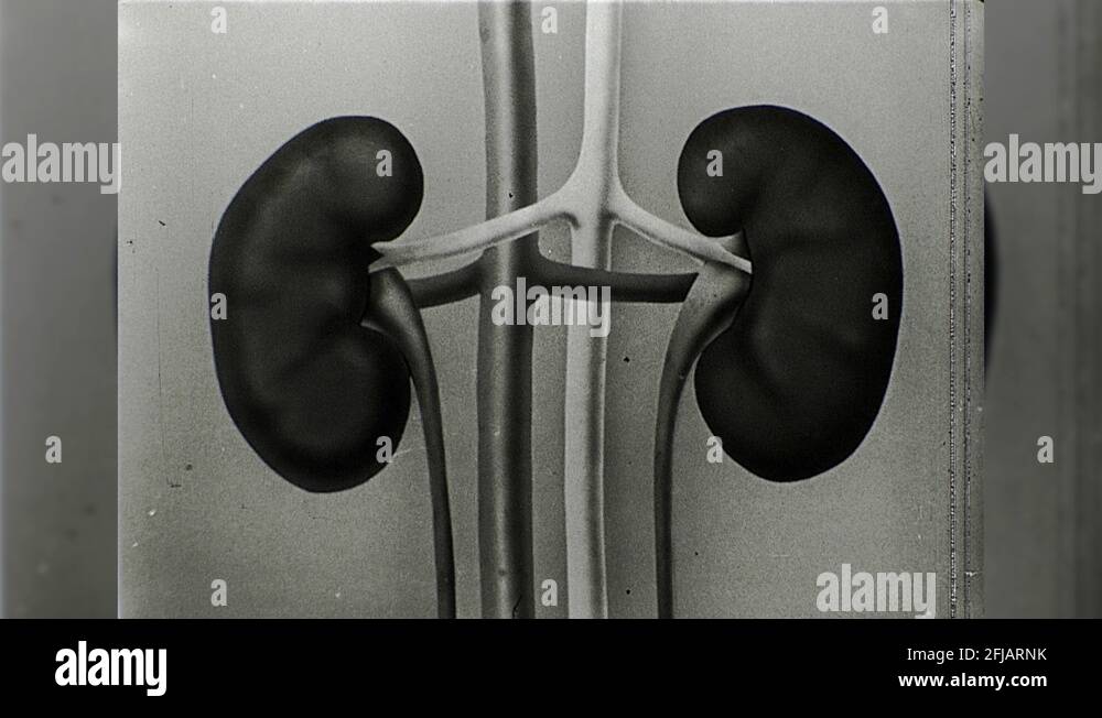 1970s Kidney Renal Organ Medical Graphic Chart Human Body Vintage Old ...