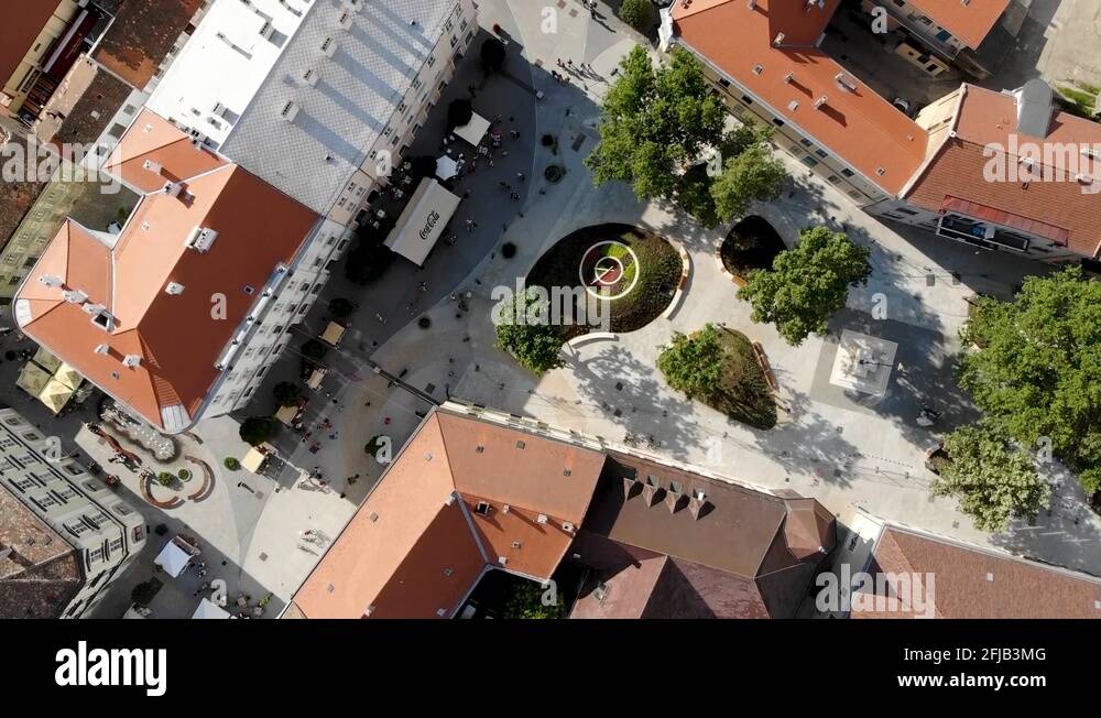 People walking down street aerial view Stock Videos & Footage - HD and ...