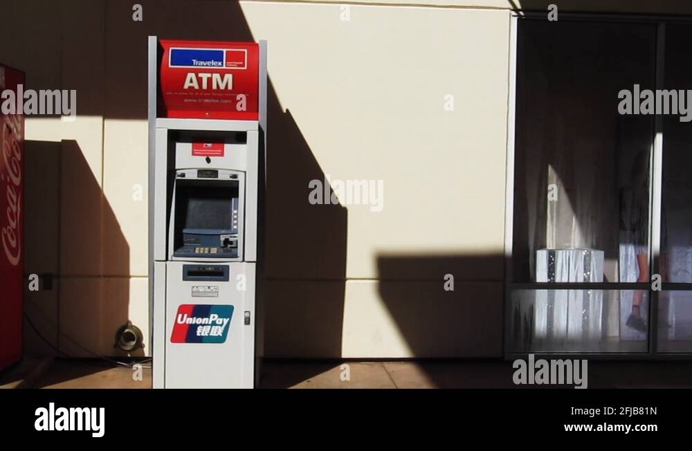 ATM Machine at Mall in Waikele on the Island of Oahu, Hawaii Stock ...