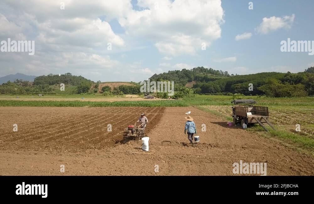Farmer ploughing the farm Stock Videos & Footage - HD and 4K Video ...