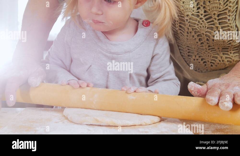 Girl making bread rolls Stock Videos & Footage - HD and 4K Video Clips ...