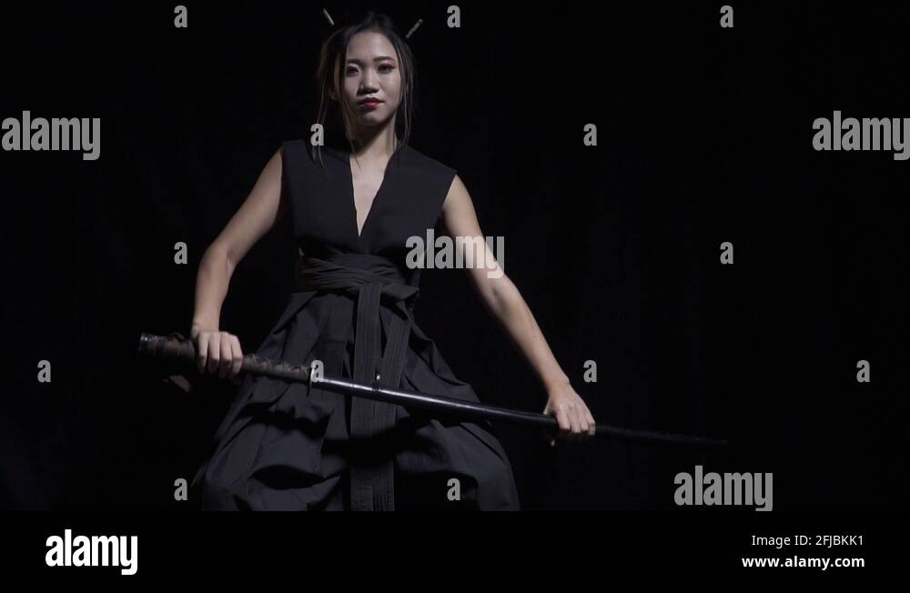 Japanese samurai face sword Stock Videos & Footage - HD and 4K Video ...