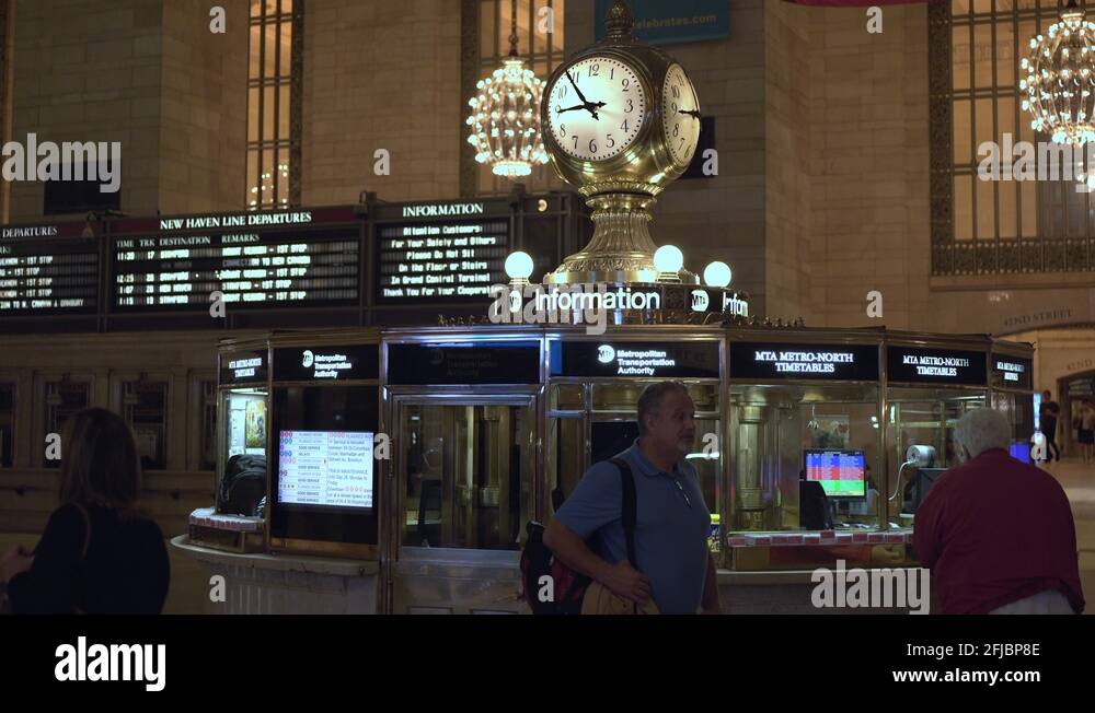 Grand central station information booth Stock Videos & Footage - HD and ...