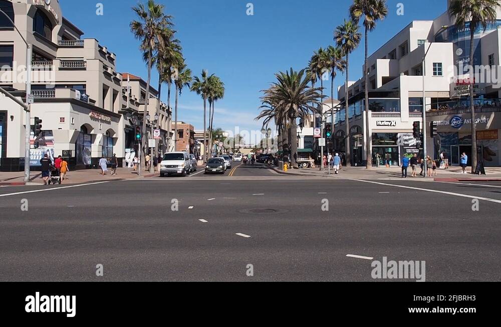 Huntington beach main street Stock Videos & Footage - HD and 4K Video ...
