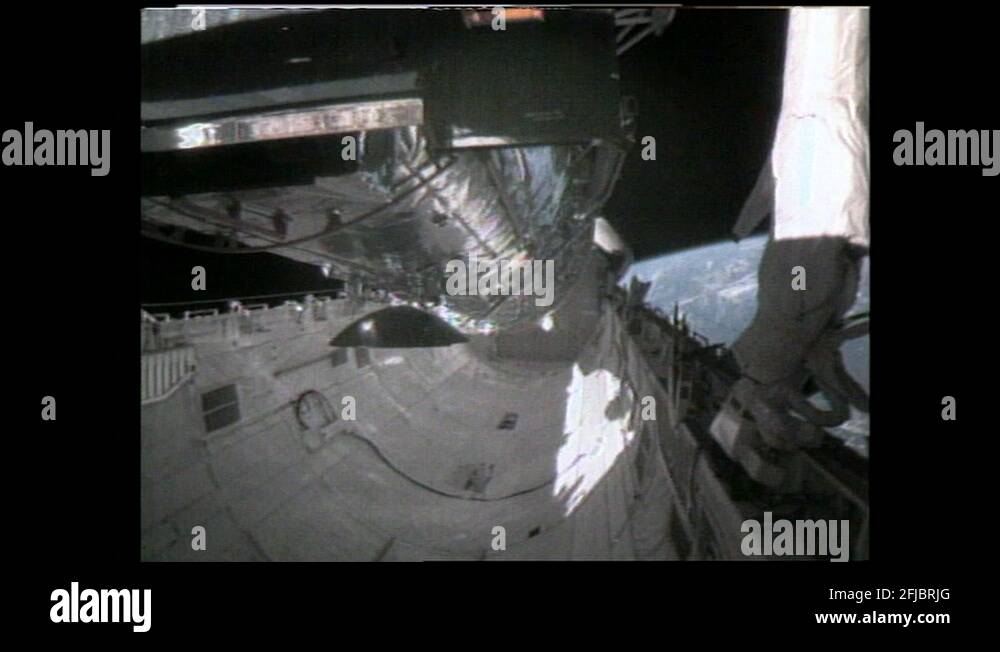 Hubble Space Telescope in space Stock Video Footage - Alamy