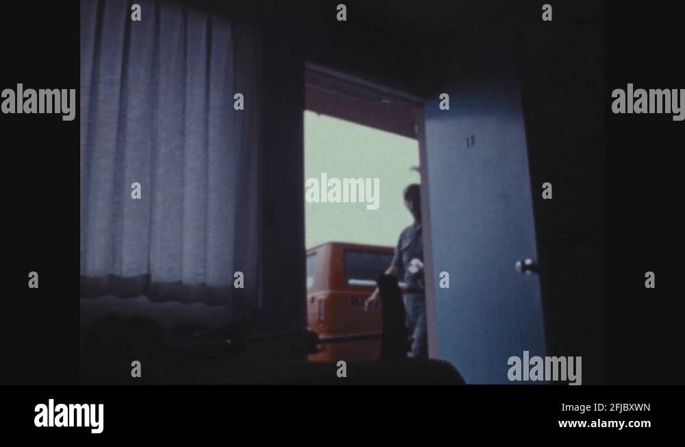 Scenes of barracks area and refugees disembark from bus at Fort Chaffee ...