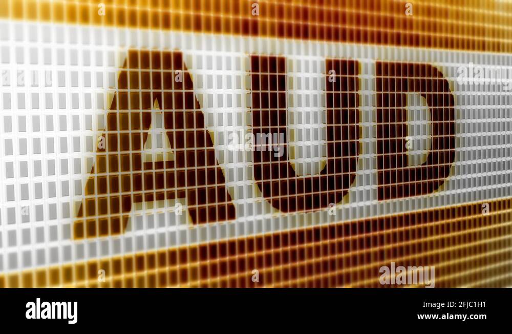 Australian dollar sign on the Screen. 4K Resolution. Looping Stock ...