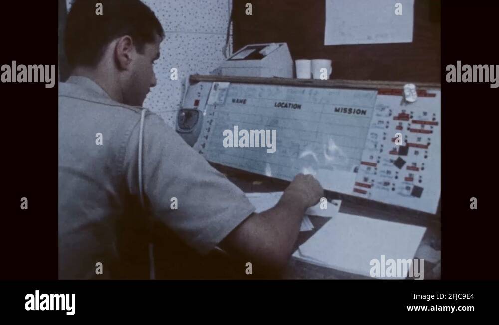 Scenes of Mars Radio Station operator works and officer trains dog ...