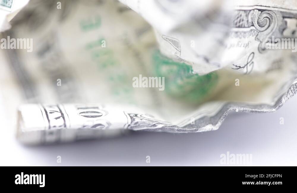 Us dollar bill crumpled Stock Videos & Footage - HD and 4K Video Clips ...