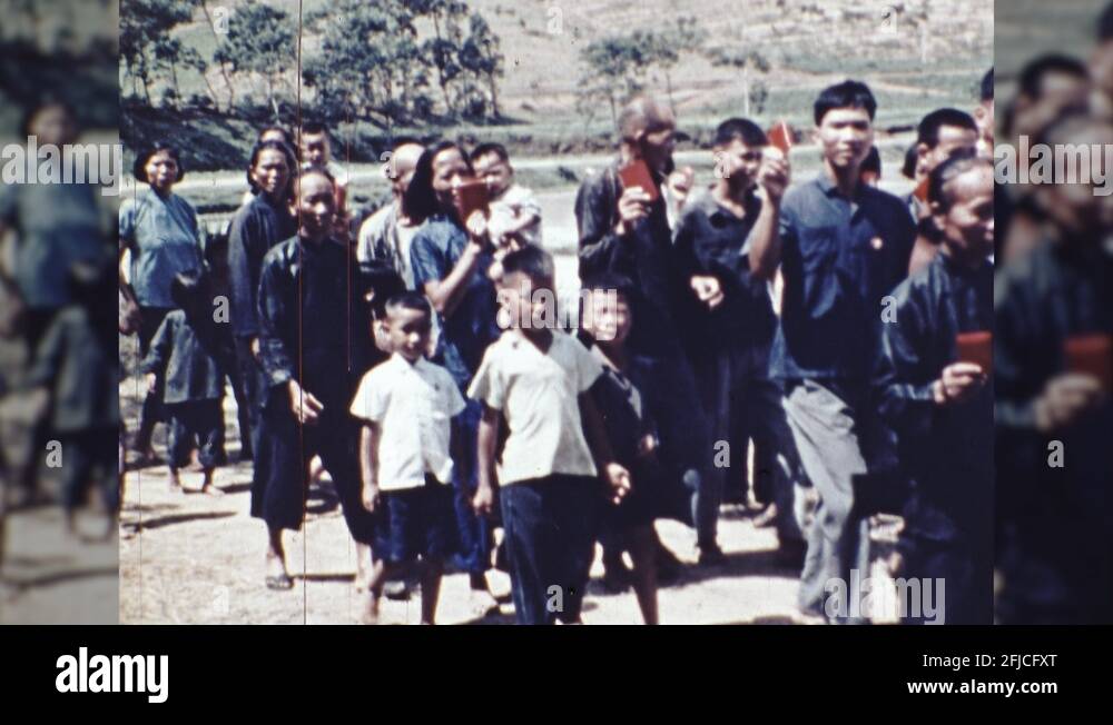 1960s Chinese Communist Red Guards Maoist Students Red Books Vintage ...