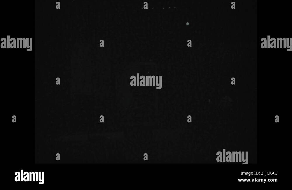 Edward Craft demonstrates the layout of the studio - 1926 Stock Video ...