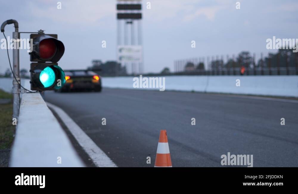 Green traffic light at race track Stock Videos & Footage - HD and 4K ...