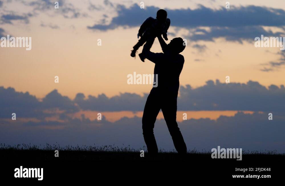 Man lifting child silhouette Stock Videos & Footage - HD and 4K Video ...
