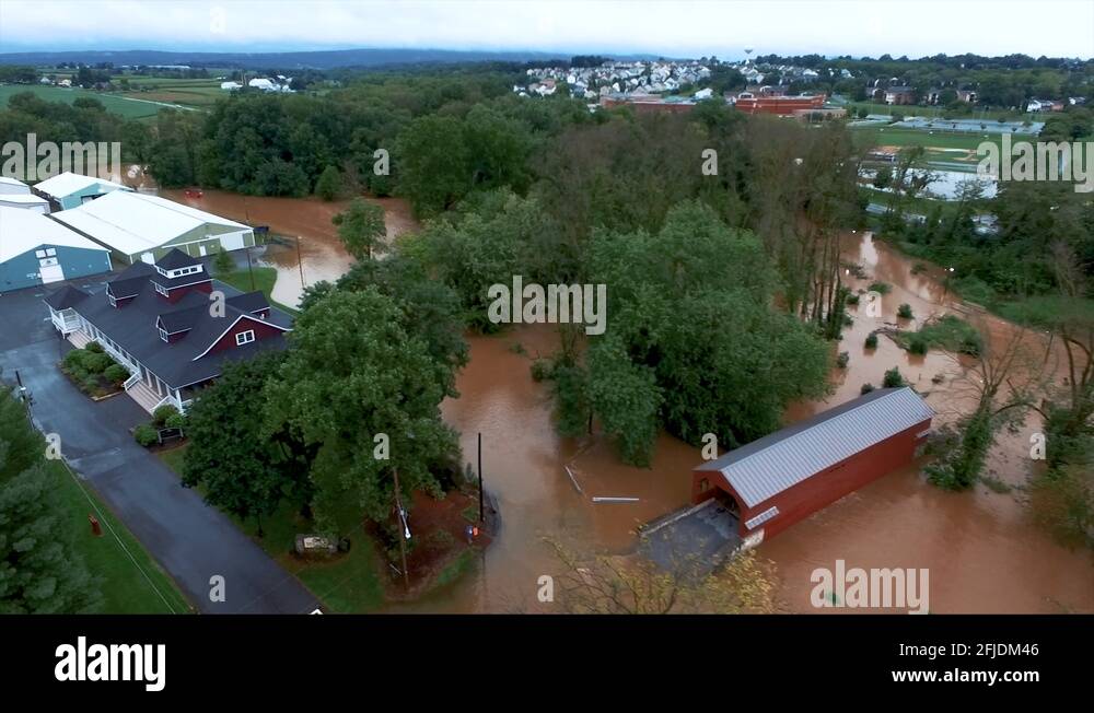 Floods homes submerged aerial Stock Videos & Footage - HD and 4K Video ...