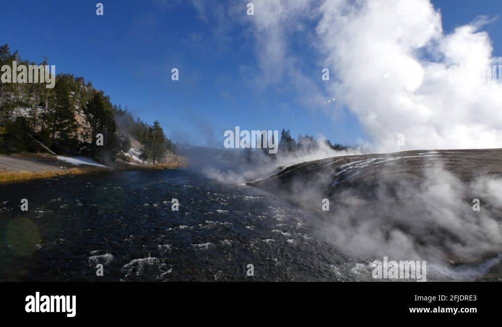 Springs of firehole river Stock Videos & Footage - HD and 4K Video ...
