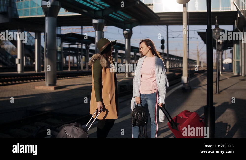 Women on station platform Stock Videos & Footage - HD and 4K Video ...
