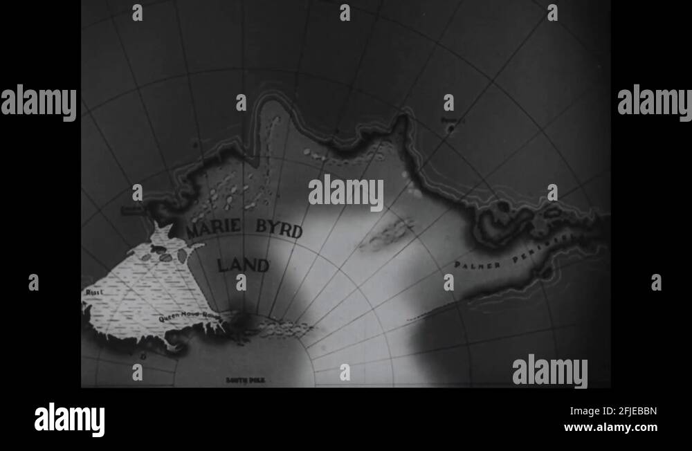An animated map illustration showing blank parts of the region - 1933 ...
