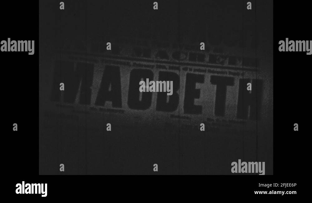Macbeth play stage Stock Videos & Footage - HD and 4K Video Clips - Alamy