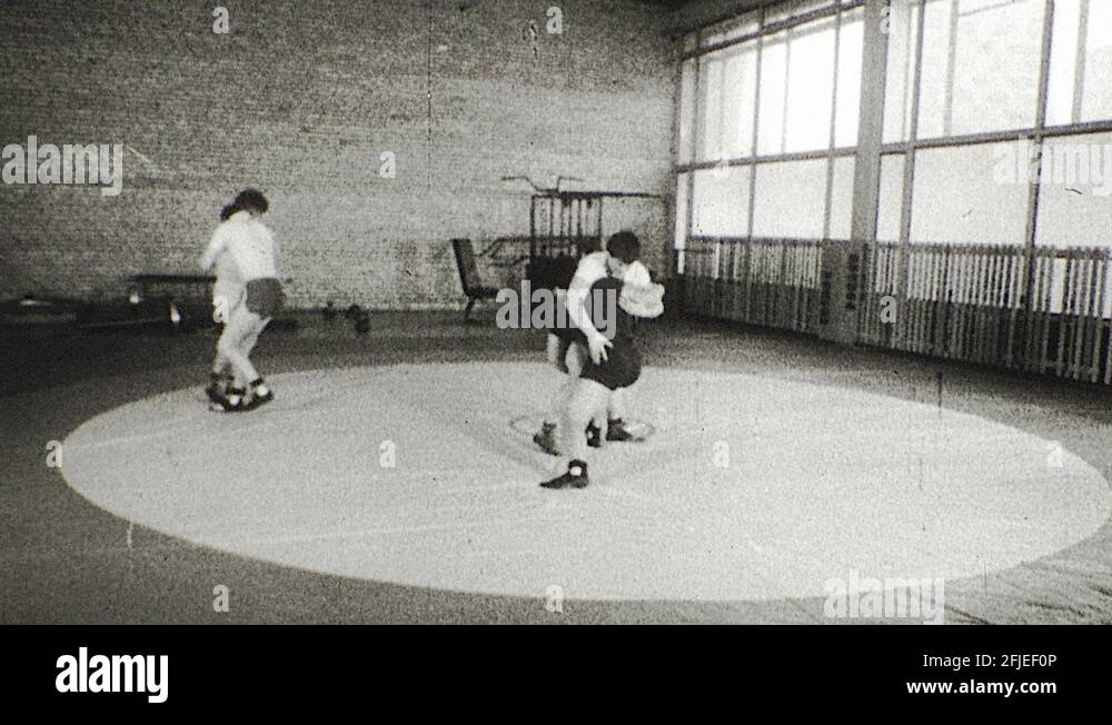 1970s Young Man Men Wrestler Wrestling Sport Match Vintage Old Film ... 1970s Young Man Men Wrestler Wrestling Sport Match Vintage Old Film ...