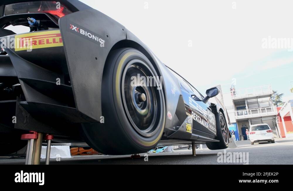 Engine fine tuning of racing car Stock Video Footage - Alamy