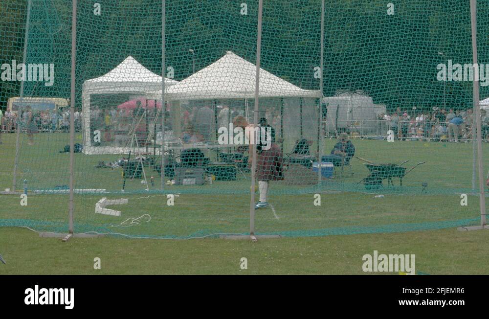 Throwing a very heavy weight Stock Video Footage - Alamy