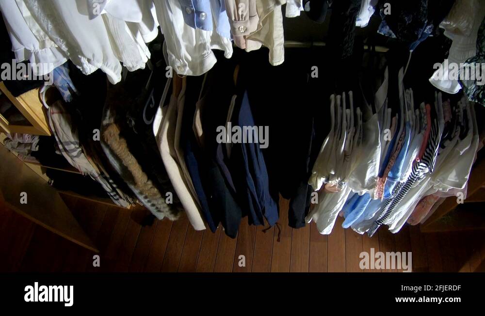 walk in wardrobe Stock Video Footage - Alamy