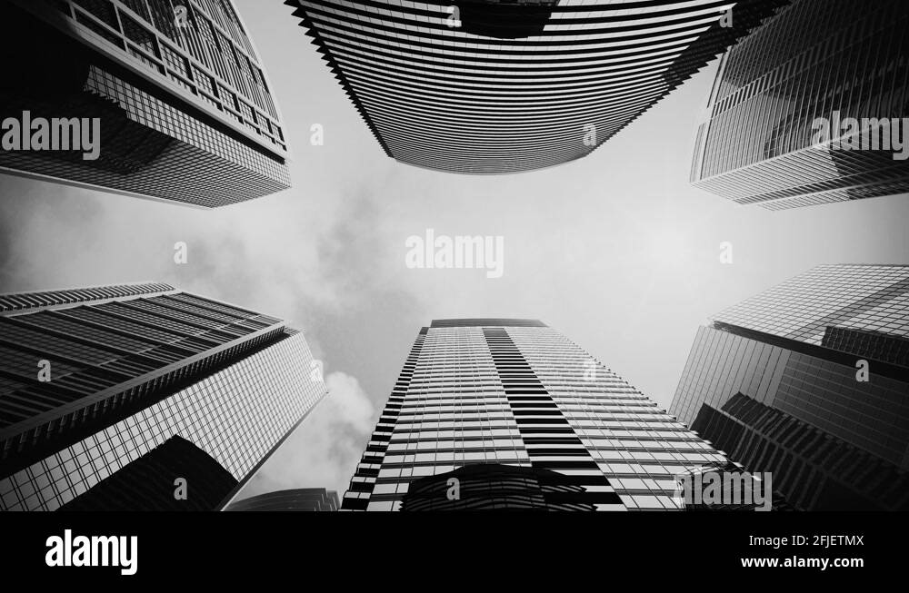 High rise buildings black white Stock Videos & Footage - HD and 4K ...