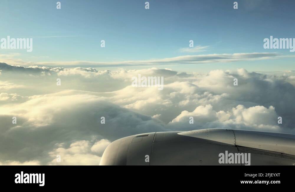Airplane window flying into clouds Stock Videos & Footage - HD and 4K ...
